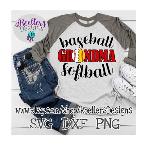 Baseball Grandma Svg Softball Grandma Svg Baseball Softbal Inspire