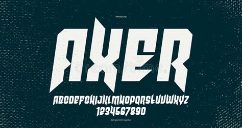 Sharp And Bold Gothic Font For Logo Creation Of For Headlines Edgy