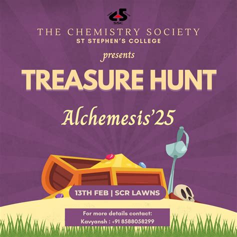 Unleash Your Inner Sherlock In The Ultimate Quest For Treasure 🧪🕵️ The… The Chemistry Society