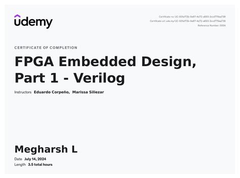 Fpga Verilog Digitaldesign Modelsim Quartus Embeddedsystems Techskills Udemy