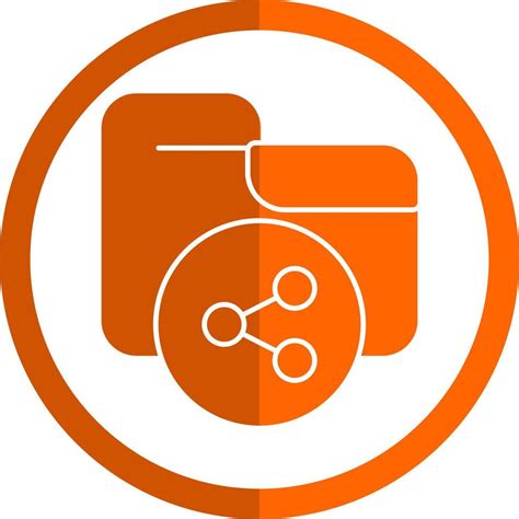 Shared Folder Vector Icon 19537970 Vector Art At Vecteezy