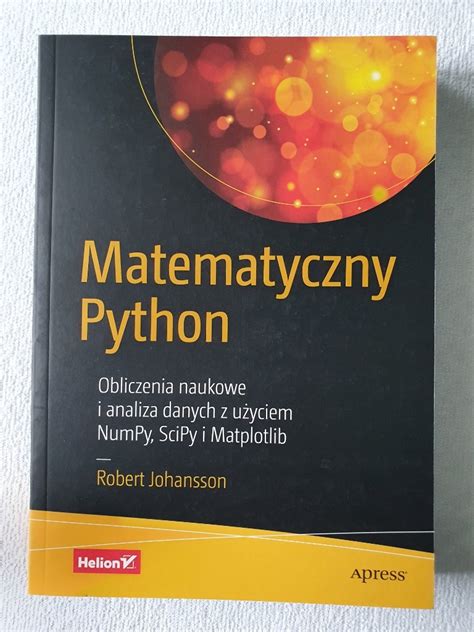 Matematyczny Python Obliczenia Naukowe Bieru Kup Teraz Na Allegro