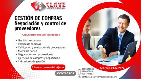 Curso GestiÓn EstratÉgica De Compras NegociaciÓn Y Control De
