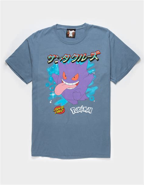 Santa Cruz X Pokémon Ghost Type 3 Mens Tee Blue Tillys