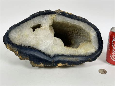 Large Polished Agate Geode Half 12w X 9d X 8h
