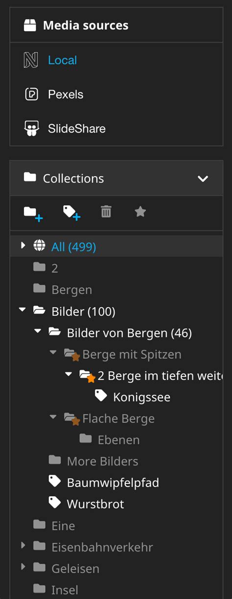 nested structures for organising assets · issue 64 · flowpack media ui