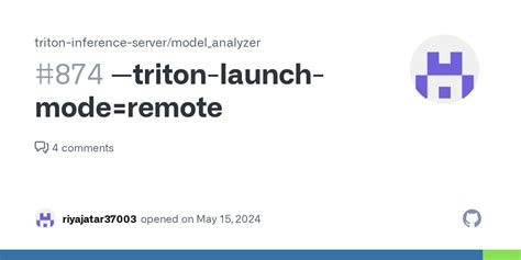 Triton Launch Mode Remote Issue 874 Triton Inference Server