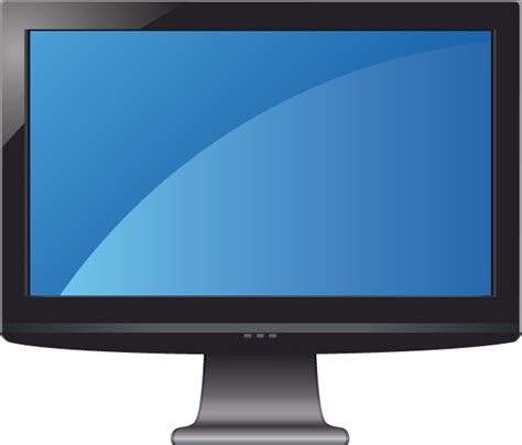 Personal Computer Monitor Royalty Free Vector Image