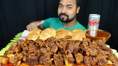 2 KG SPICY DESI STYLE MUTTON CURRY SOFT MINI LUCHI PURI SALAD COKE