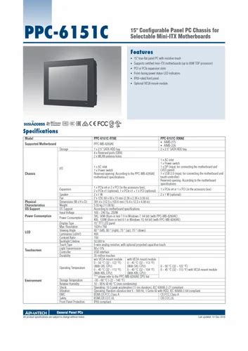 Display Size 15 Inches Ppc 6151c Rtae Panel Pc At Rs 96000 In Chennai