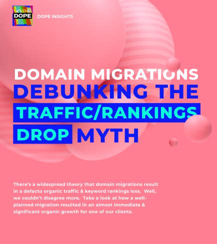 Domain Migration Myth Debunked By DOPE Studio Domain Migration Myth Debunked By DOPE Studio