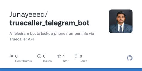 Github Junayeeed Truecaller Telegram A Telegram To Lookup