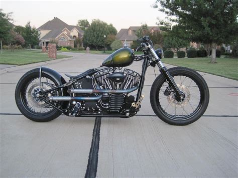 Softail With Hardtail Look Bobber Motorcycle