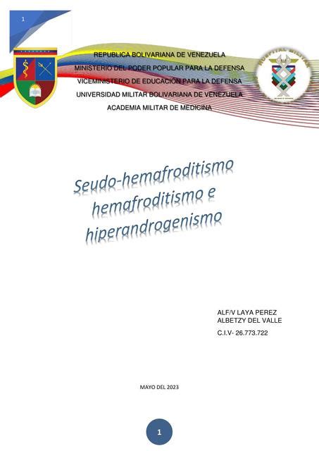 Seudo Hermafroditismo Albetzy Laya UDocz