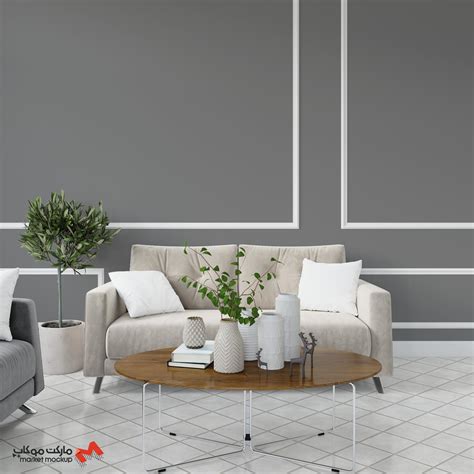 موکاپ کف اتاق پذیرایی شماره ۲ فروشگاه موکاپ و گرافیک