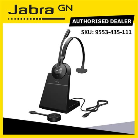 Jabra Engage Mono Uc Wireless Dect Headset With Charging Stand