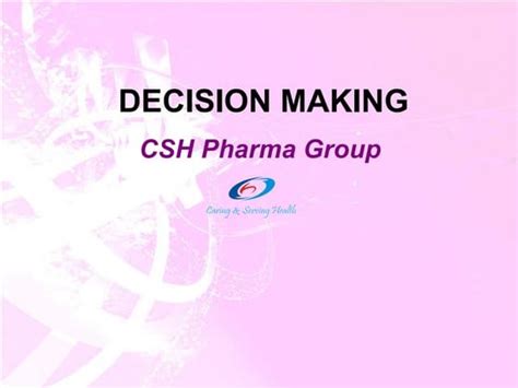 Teaching The Decision Making Process For High School Students Pptx