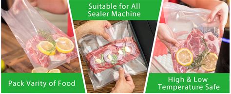 Syntus Vacuum Sealer Bags 6 Pack 3 Rolls 11 X 20 And 3