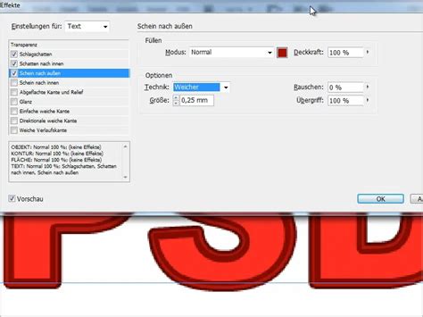 adobe indesign multiple text outlines neon effect