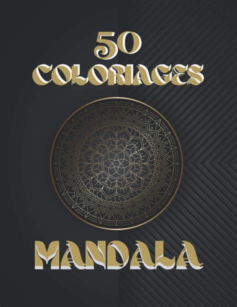 Buy 50 COLORIAGES MANDALA Mandala à colorier Livre de coloriage pour