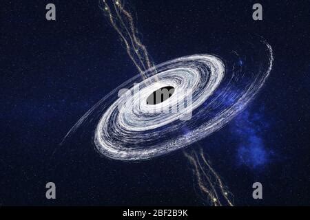 Pulsar Black Hole Somewere In Space Elements Of This Image Were