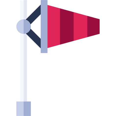 Wind Direction Basic Straight Flat Icon