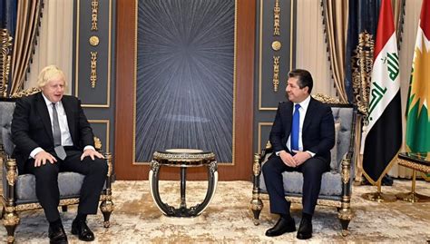 سەرۆکی حکومەتی هەرێمی کوردستان و سەرۆکوەزیرانی پێشووتری بەریتانیا کۆبوونەوە