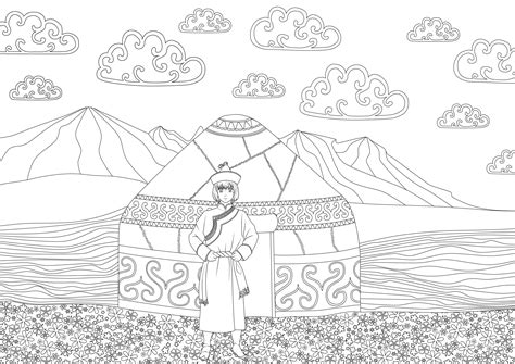 Раскраска наурыз 79 фото