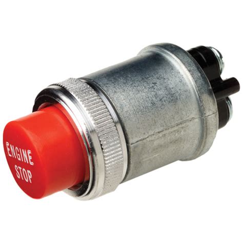 SPST Off Mom On STOP Push Button Switch Cole Hersee