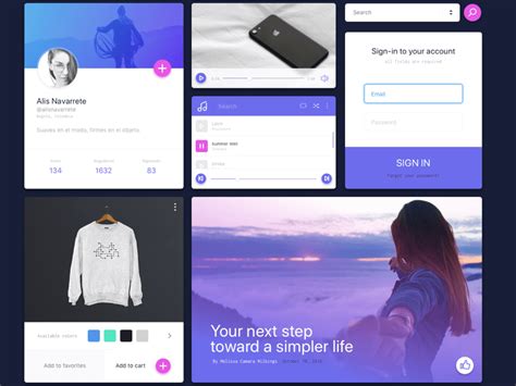 Cube Ui Kit Sketch Resource Sketch Ui Kits Download Sketch Resource
