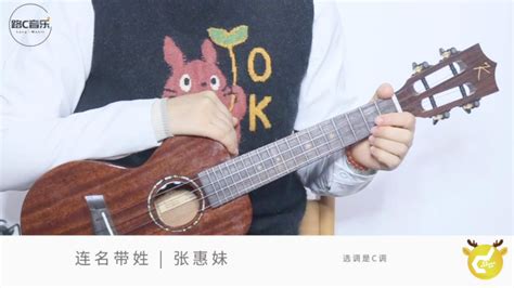 《连名带姓》张惠妹 尤克里里弹唱教学凤凰网视频凤凰网