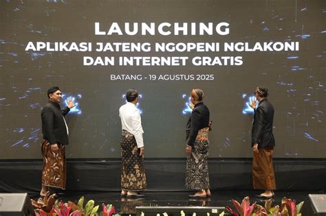 Superapps Jnn Resmi Mengudara Warga Jateng Kini Bisa Akses Layanan