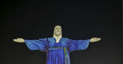 파란 한복 입은 브라질 리우 예수상타국 전통의상은 처음종합