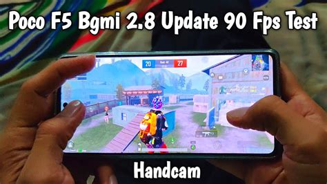 Poco F5 Bgmi 28 Update 90 Fps Test 🥵 Youtube