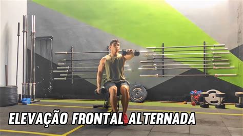 ElevaÇÃo Frontal Com Halteres Aprenda Como Fazer Corretamente Youtube