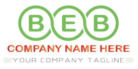 Premium Vector Beb Letter Logo Design