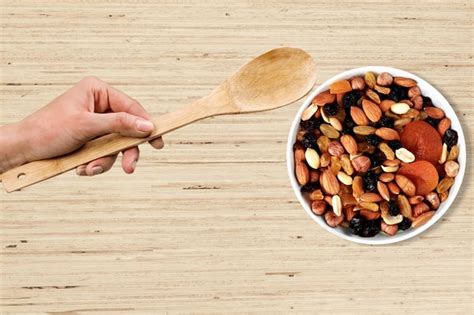 Premium Photo Trail Mix Dried Fruit Nut Variation Fruit Bowl Dried Food