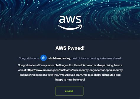 Shubham Pandey On Linkedin Cybersecurity Cloudsecurity Hackthebox Aws