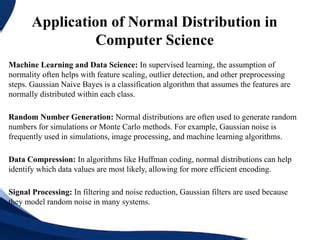 Normal Distribution Probability Theory And Statistics Ppt