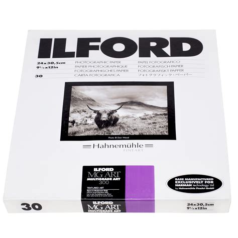 Ilford Multigrade Art 300 17 8x24 1 Cm 7x9 5 Inch 50 Sheets Gradation Variable