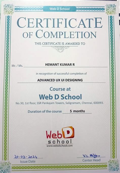 Hemant Kumar On Linkedin I Completed Advanced Uxandui Designing Course