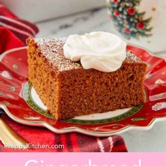 Gingerbread Cake Preppy Kitchen