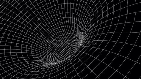 Tunnel Or Wormhole Abstract Wormhole Science 3d Tunnel Grid Wireframe 3d Surface Tunnel Grid