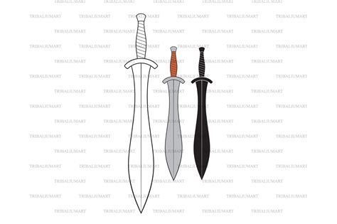 Spartan Sword Graphic By Tribaliumart · Creative Fabrica