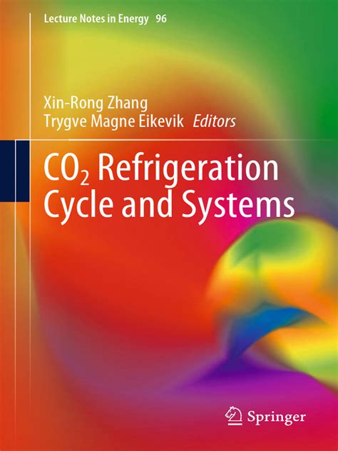 Lecture Notes In Energy 96 Xin Rong Zhang Trygve Magne Eikevik