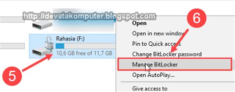 Cara Mengaktifkan Dan Mematikan Bitlocker Di Windows Devata Komputer