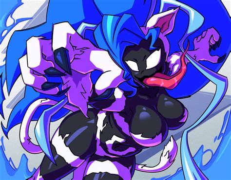 Felicia And Venom Marvel And 2 More Drawn By Reubshey Danbooru