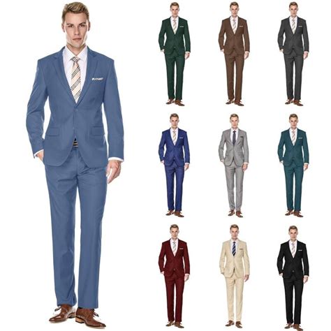 Braveman Mens Classic Fit Two Piece Suit Overstock 41429939