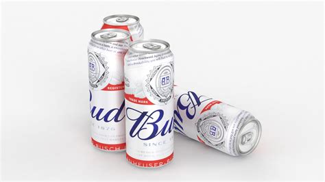 Beer Can Bud Lager 500ml 2022 3D - TurboSquid 1945116