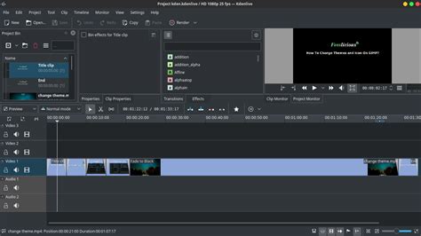 Kdenlive Software For Editing And Making Videos Fosslicious